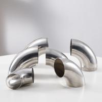 China Sanitary Pipe Fitting SS304L/SS316L 90 Degree Welding Elbow with Round Head Code for sale