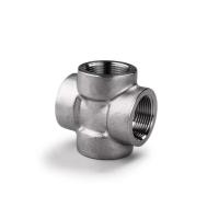 China 304 316 316L High Pressure Forged Carbon Steel Threaded/SW Cross 1/4''-4.0'' NPT BSPT for sale