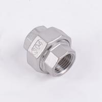 China Customizable Sanitary Stainless Steel 201 304 Casting Thread Pipe Fitting Female Union for sale