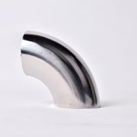 China Sanitary Pipe Fitting SS304L/SS316L 90 Degree Welding Elbow with Round Head Code for sale