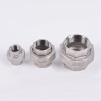 China Customizable Sanitary Stainless Steel 201 304 Casting Thread Pipe Fitting Female Union for sale