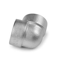 China Silver DN25 High Pressure Forged Class 6000/9000 Elbow for Welding Socket Connection for sale