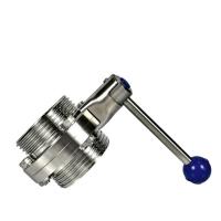 China Sanitary Stainless Steel 304 316L Butterfly Valve for Pharmaceutical Easy to Install for sale