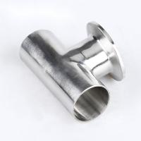 China SS304 316L Tri Clamp Equal Tee Pipe Fitting for Streamlined Pipe Line Connections for sale
