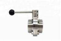 China Sanitary Stainless Steel 304 316L Butterfly Valve for Pharmaceutical Easy to Install for sale