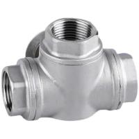 China Cylindrical Head Code WZ SS201 304 316 3 Way Valve with Threaded End NPT BSP BSPT Silver for sale