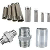 China Hexagon Round Head Code Silver JUFENG Thread Pipe Fitting Try with a Sample for sale
