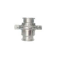 China Ra0.8 Surface Custom Sanitary Stainless Steel 304 316L Tri Clamp Non Return Check Valve for Water Media for sale