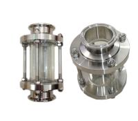 China Durable 304 316L Sanitary Stainless Steel Clamp/Weld Tubular Sight Glass for Beer Tank for sale