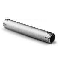 China Forged Stainless Steel 304 316 316L Male Seamless Pipe Double Thread Barrel Nipple 1
