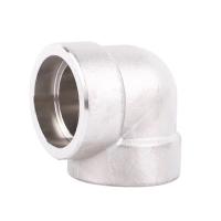 China THREADED WZ ANSI B16.11 Forged Pipe Fittings 45 Degree 90 Degree SW Elbow Socket Weld Bend for sale