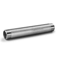 China Forged Stainless Steel 304 316 316L Male Seamless Pipe Double Thread Barrel Nipple 1