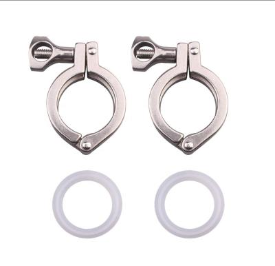 China Food Grade Stainless Steel Single Pin Clamps for Sanitary Max Pressure 10bar 145PSI for sale