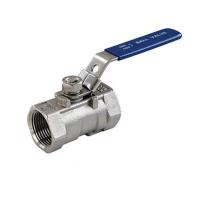 China WZSS201 304 316 1 PC Stainless Steel Manual Ball Valve with Lock NPT BSP BSPT 1/4''-4.0 for sale
