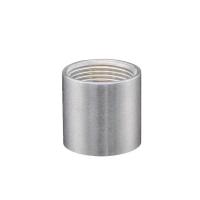 China Silver Stainless Steel Pipe Fittings Full Thread Coupling for General in SS201/304/316 for sale