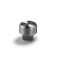 China Silver Coated WZ Stainless Steel 304 316 316L High Pressure Forged Square Plug NPT BSPT for sale