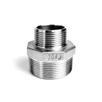 China Stainless Steel Hose Nipple for Threaded Pipe Fittings in 201 304 316 NPT BSPT DIN for sale