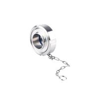 China Stainless Steel 304 316 SMS Union Blind Set Weld Male Weld Liner Slotted Nut and Gasket for sale