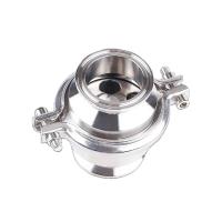 China DN15-DN200 Sanitary Stainless Steel 304/316L Tri Clamp Check Valve Customized Support for sale
