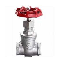 China CF8 Internal Thread Manual Gate Valve for Water Gas Oil DN5-DN200 Head Code Cylindrical for sale