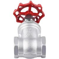 China CF8 Internal Thread Manual Gate Valve for Water Gas Oil DN5-DN200 Head Code Cylindrical for sale