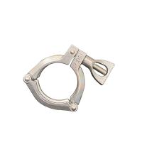 China WENZHE Ss304 316L Stainless Steel 3Pc Pipe Quick Tri Clamp Three Piece Clamp Ferrul Clamp for sale