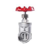 China CF8 Internal Thread Manual Gate Valve for Water Gas Oil DN5-DN200 Head Code Cylindrical for sale