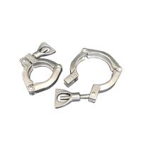 China WENZHE Ss304 316L Stainless Steel 3Pc Pipe Quick Tri Clamp Three Piece Clamp Ferrul Clamp for sale