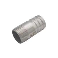 China SS201 304 316 NPT BSP DIN Casting Hose Male Threaded Nipple Screw Thread Pipe Fittings for sale