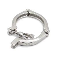 China Customized Support Three Pieces Clamp Ferrule Stainless Steel 304 316 316L DIN SMS 3A for sale
