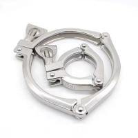 China Customized Support Three Pieces Clamp Ferrule Stainless Steel 304 316 316L DIN SMS 3A for sale