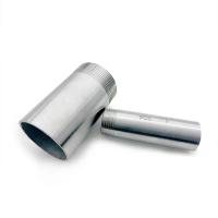 China 50mm Long SS304 NPT Single Nipple for 201 304 316 Silver Casting Stainless Steel for sale