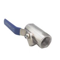 China High Temperature Stainless Steel 201 NPT BSP Threaded Wide Ball Valve for Internal Screw for sale