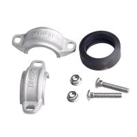 China Forged Stainless Steel 304 316 316L High Pressure Grooved Tube Joint Clamp 1
