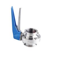 China Sanitary SS304/316L Manual Tri-Clamp Butterfly Valves with Trigger Handle A Must-Have for sale