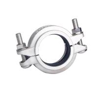 China Forged Stainless Steel 304 316 316L High Pressure Grooved Tube Joint Clamp 1