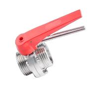 China Sanitary SS304/316L Manual Tri-Clamp Butterfly Valves with Trigger Handle A Must-Have for sale
