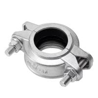 China Forged Stainless Steel 304 316 316L High Pressure Grooved Tube Joint Clamp 1