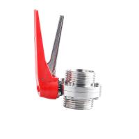 China Sanitary SS304/316L Manual Tri-Clamp Butterfly Valves with Trigger Handle A Must-Have for sale