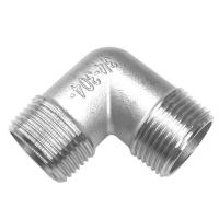 China WZ SS 201 304 316 NPT/BSPT/BSPP 90 Degree Elbow Tube Fitting with Male/Female Thread for sale