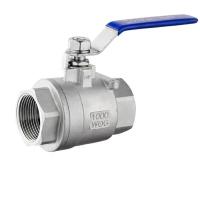 China Threaded Connection Silver Stainless Steel 201 304 316 Female Ball Valve NPT BSP BSPT for sale