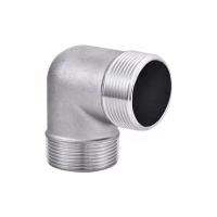 China WZ SS 201 304 316 NPT/BSPT/BSPP 90 Degree Elbow Tube Fitting with Male/Female Thread for sale