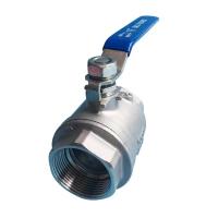 China Threaded Connection Silver Stainless Steel 201 304 316 Female Ball Valve NPT BSP BSPT for sale
