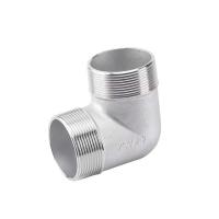 China WZ SS 201 304 316 NPT/BSPT/BSPP 90 Degree Elbow Tube Fitting with Male/Female Thread for sale