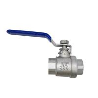 China Threaded Connection Silver Stainless Steel 201 304 316 Female Ball Valve NPT BSP BSPT for sale