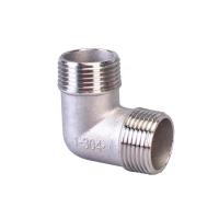China WZ SS 201 304 316 NPT/BSPT/BSPP 90 Degree Elbow Tube Fitting with Male/Female Thread for sale