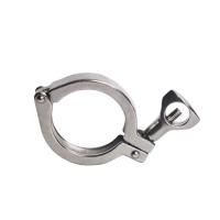 China CE Certified Sanitary Stainless Steel Pipe Clamps with Max Pressure of 10bar 145PSI for sale