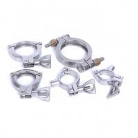 China CE Certified Sanitary Stainless Steel Pipe Clamps with Max Pressure of 10bar 145PSI for sale