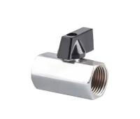 China Mini Brass Ball Valve BSP Male To Female Small Shutoff Valve 1/8