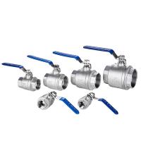 China Manual Stainless Steel 201/304 2PC Ball Valve for Heavy Duty Industrial Applications for sale